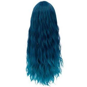Accessories | Nwt Ocean Ombre Blue Wavy Curly Hair Wig | Poshmark